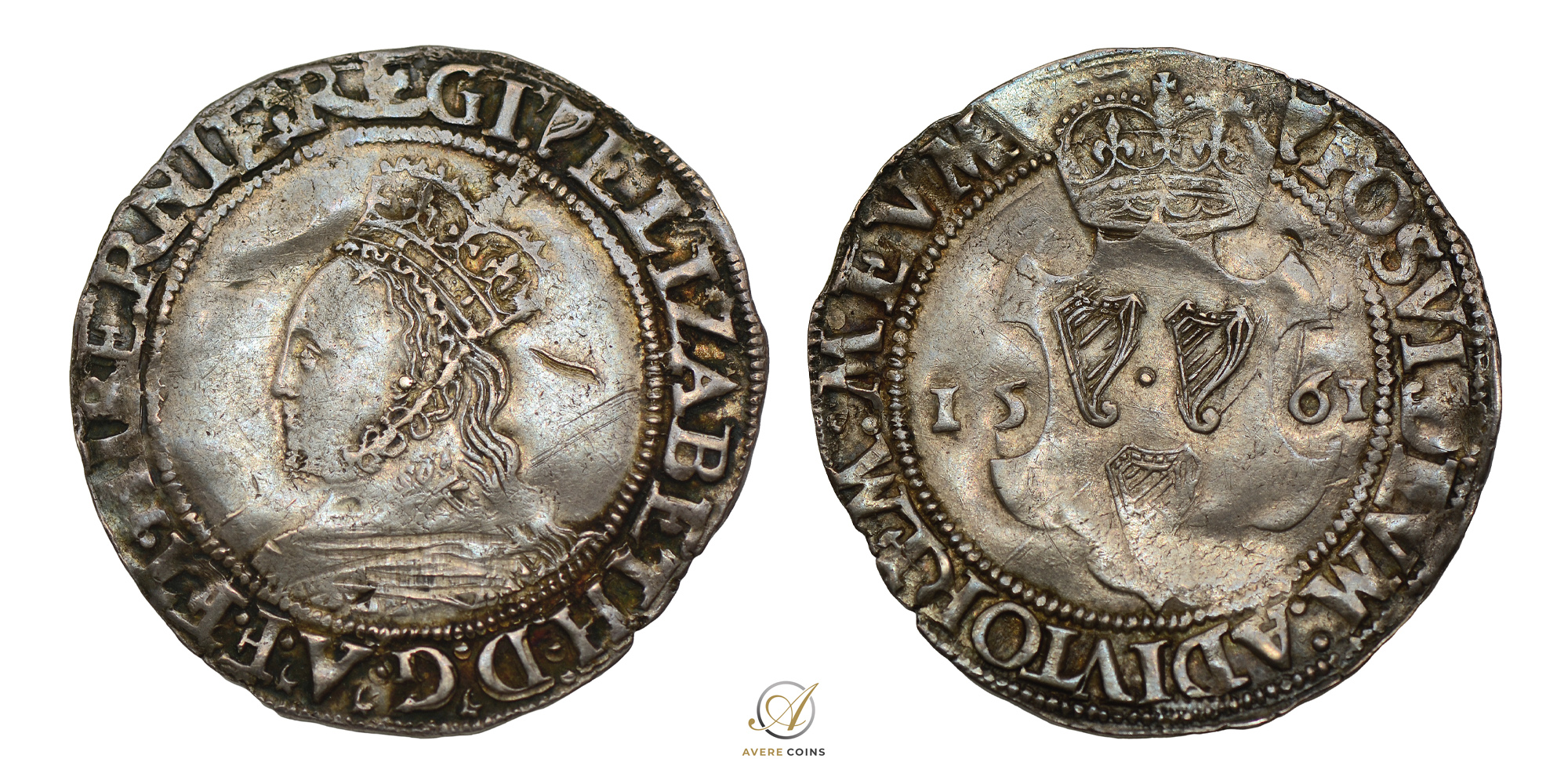 Elizabeth I 1561 Shilling | European Coins