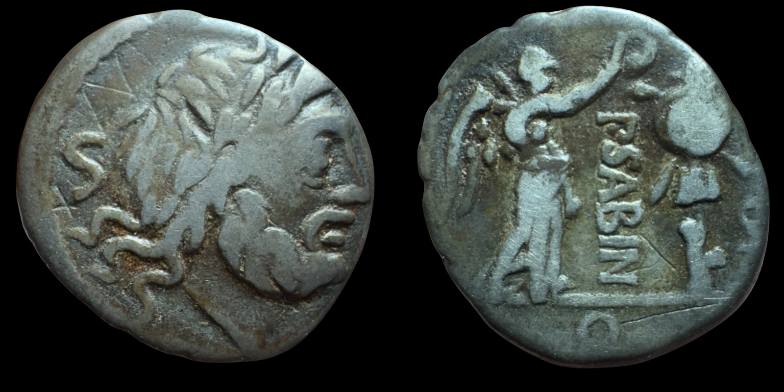Roman Republic. P. Sabinus. AR Quinarius. ca. 99 BC. | Roman Republican ...