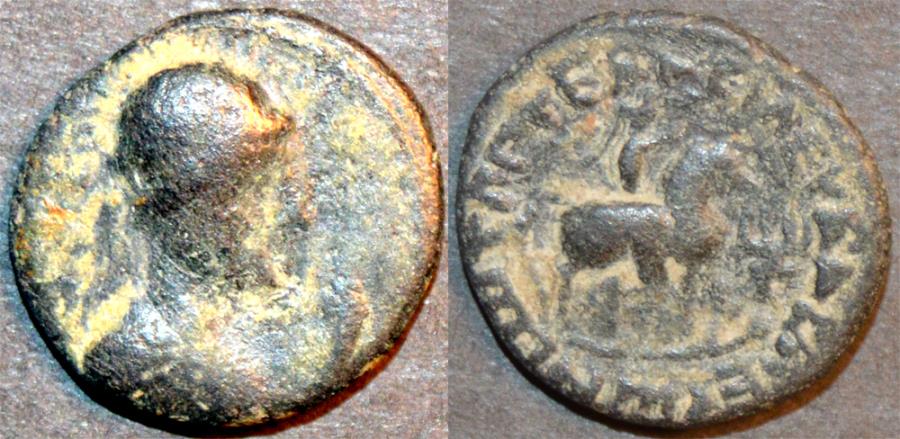 INDIA, KUSHAN: Vima Takha (Soter Megas or Vima Takto) AE drachm