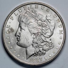 1887 P Morgan Dollar - BU - Silver | Dollars