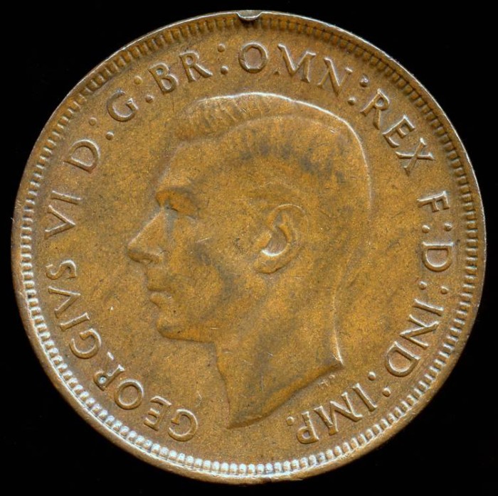 1944 P Australia 1 Penny AU | Australian & Oceanian Coins