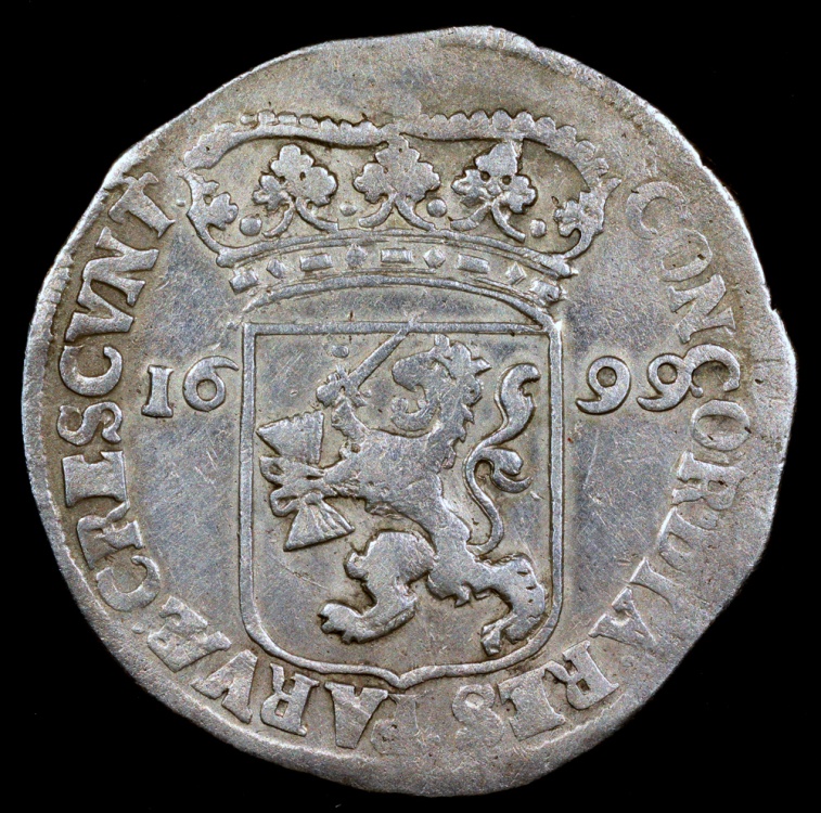 1699 Netherlands, Gelderland Silver Ducat (48 Stuivers) XF | European Coins