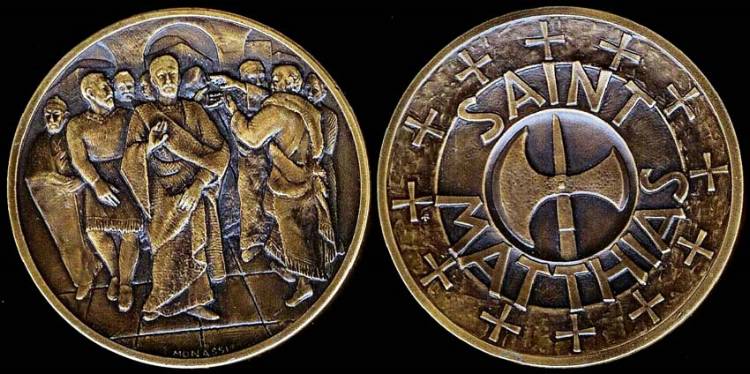 1972 US: Saint Mathias the Apostle | Tokens & Medals