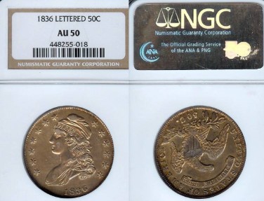 1936 Bust Half NGC AU50 | 50 Cents