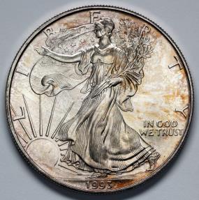 1993 P American Silver Eagle - BU (1 Full Ounce of Silver) | US Bullion ...