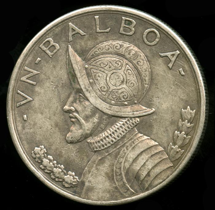 1931 Panama 1 Balboa - Vasco Nunez de Balboa - AU | North & Central ...