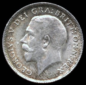 1919 Great Britain 6 Pence UNC | European Coins