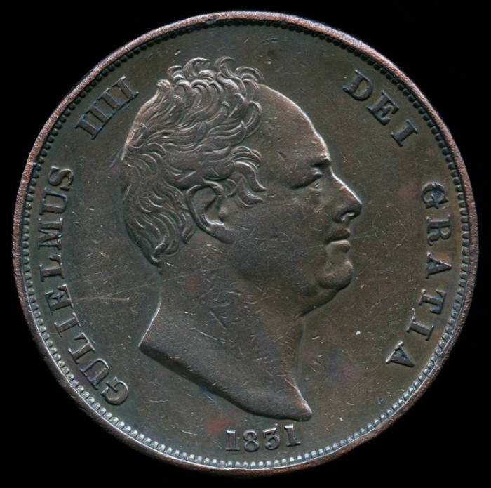 1831 Great Britain 1 Penny XF | European Coins