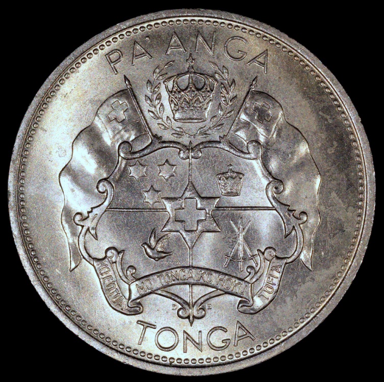 1967 Tonga 1 Pa'anga - Salote Tupou III - BU | Australian & Oceanian Coins