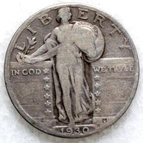 1930 Standing Liberty Quarter - AG - Silver | Quarters