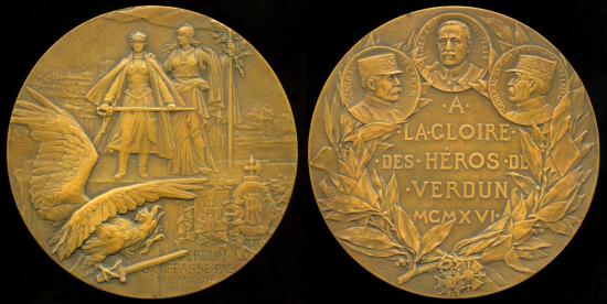 1917 France - Aux Heros de Verdun by Charles Philippe Germain Aristide ...