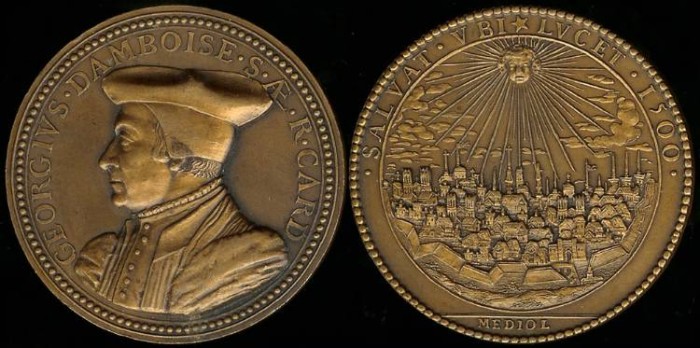 1500 France - Cardinal Georges D'Amboise | European Coins