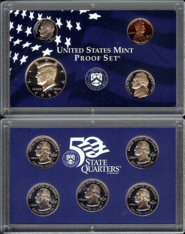 1999 US Proof Set | Proof Sets and Mint Sets