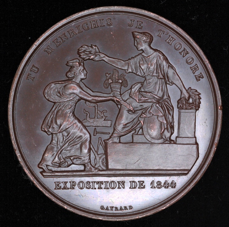 1844 France - French Industrial Exposition of 1844 on the Champs ...
