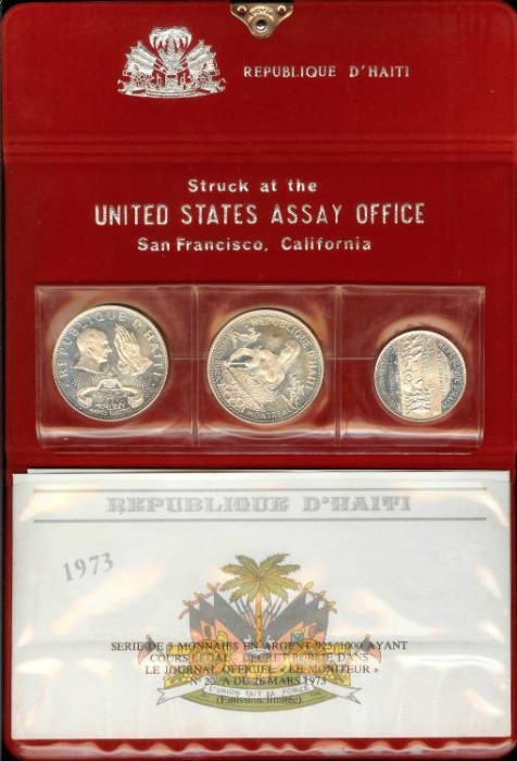 1976 Haiti 3 Coin Set - Proof Silver | North & Central American and ...