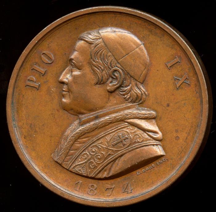 1874 Vatican - Pope Pius IX, Longest-reigning elected pope in the ...