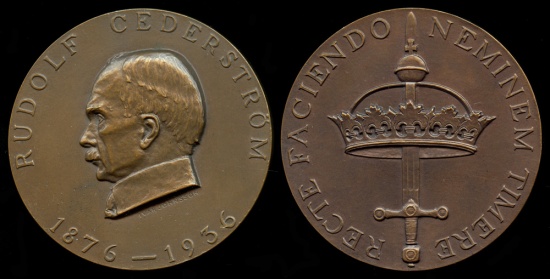 1936 Sweden - Carl Olof Rudolf Cederstrom, Chairman of the Swedish arms ...