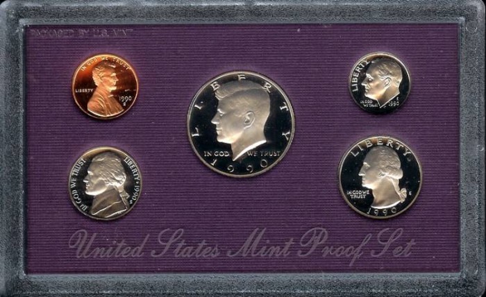 1990 US Proof Set | Proof Sets and Mint Sets