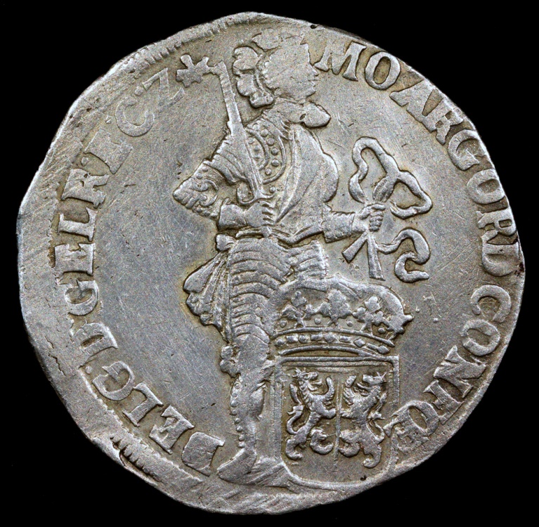 1699 Netherlands, Gelderland Silver Ducat (48 Stuivers) XF | European Coins