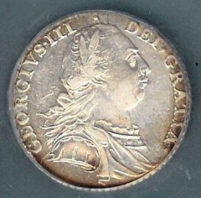 1787 Great Britain 1 Shilling SEGS AU50 | European Coins