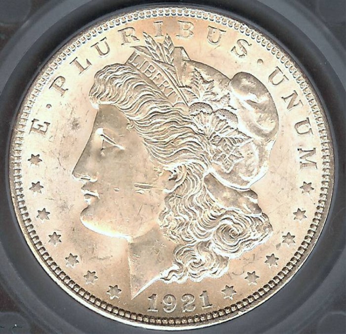 1921 Morgan Dollar (So-Called Zerbe Die) SEGS MS62 | Dollars