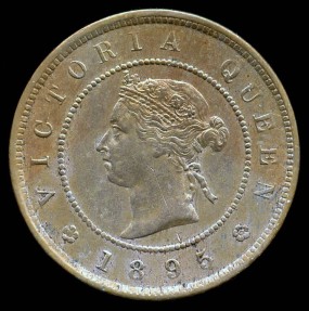 1895 Jamaica 1 Farthing AU | North & Central American and Caribbean Coins