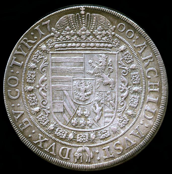 1700 Austria 1 Thaler - Leopold I - ANACS AU55 | European Coins