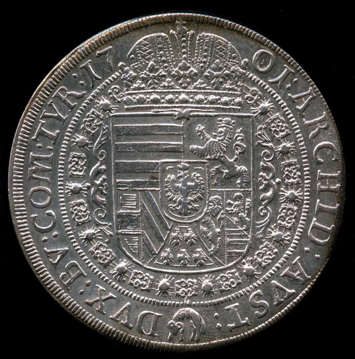 1701 Austria 1 Thaler - Leopold I - ANACS XF45 | European Coins