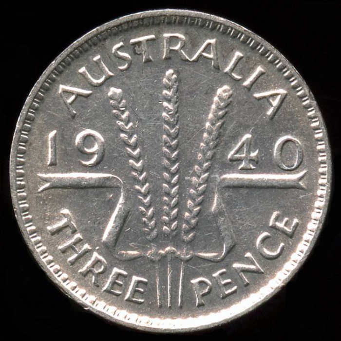 1940 M Australia 3 Pence AU | Australian & Oceanian Coins