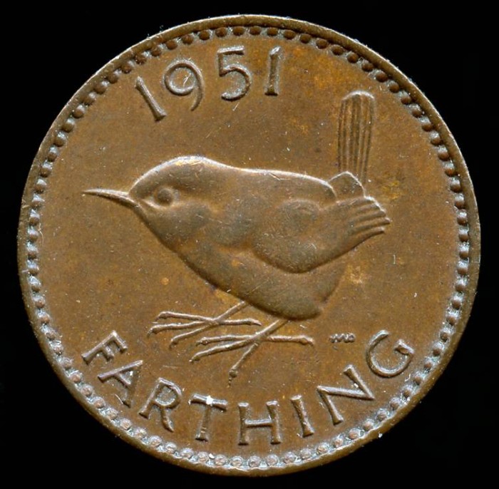 1951 Great Britain 1 Farthing UNC | European Coins