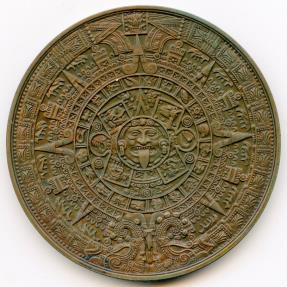 1960 Mexico - Aztec Sacrificial Stone or Cuauhxicalli of Tizoc and ...