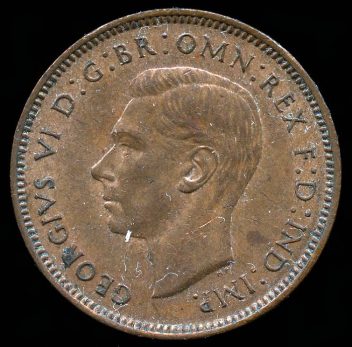1944 Great Britain 1 Farthing UNC | European Coins