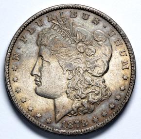 1878 P Morgan Dollar (7 TF) - AU - Silver | Dollars
