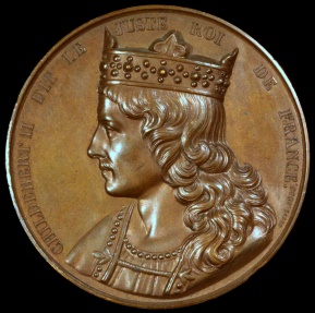 1840 France - Childebert II, Merovingian king of Austrasia and Burgundy ...