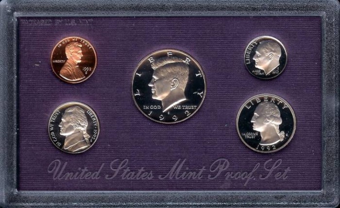 1992 US Proof Set | Proof Sets and Mint Sets