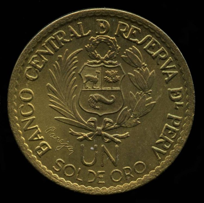 1965 Peru 1 Sol BU | Ancient Coins