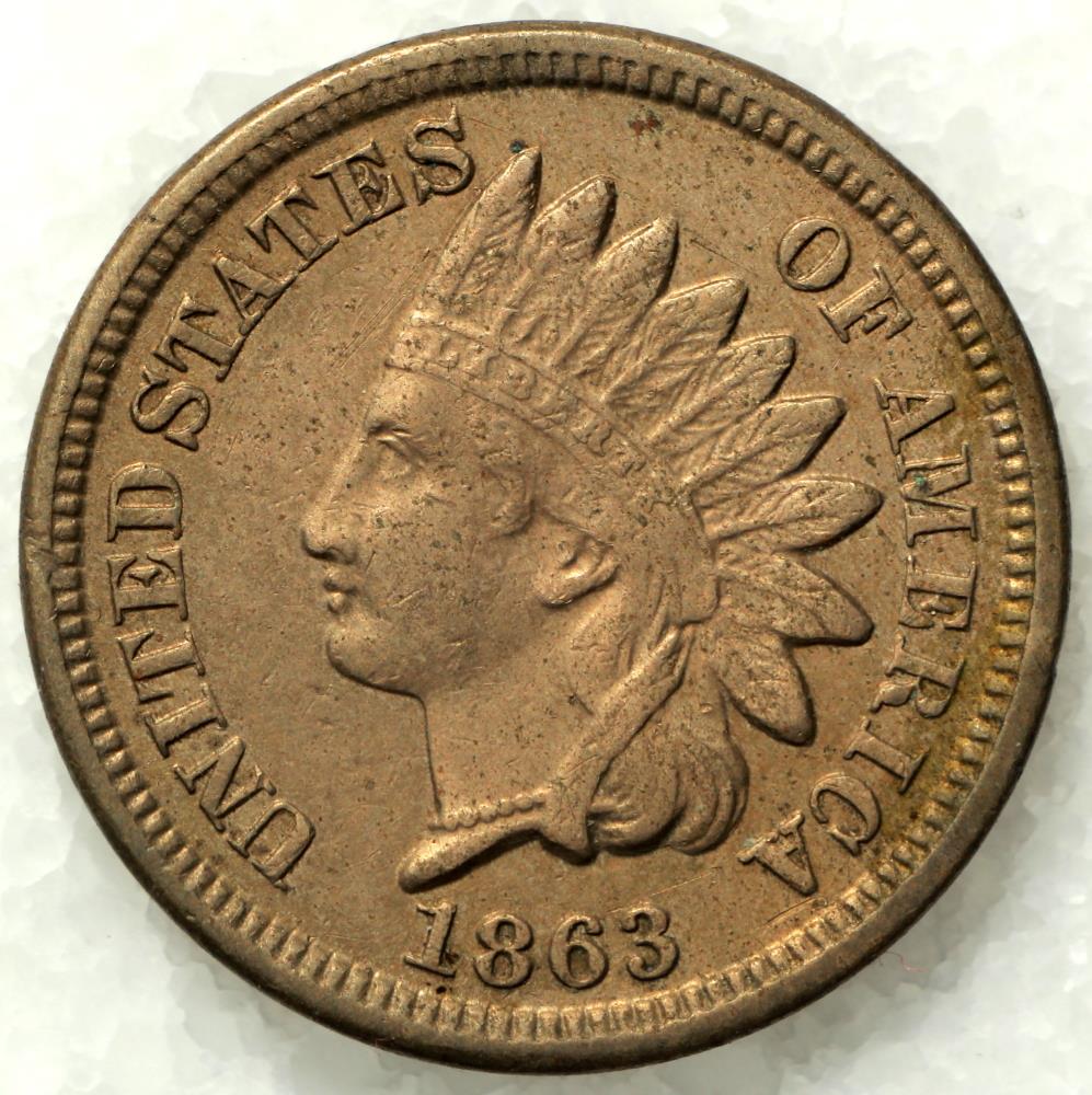1863 Indian Head Cent - AU | Small Cents