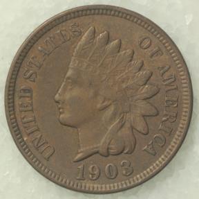 1903 Indian Head Cent - VF | Small Cents