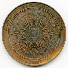 1960 Mexico - Aztec Sacrificial Stone or Cuauhxicalli of Tizoc and ...