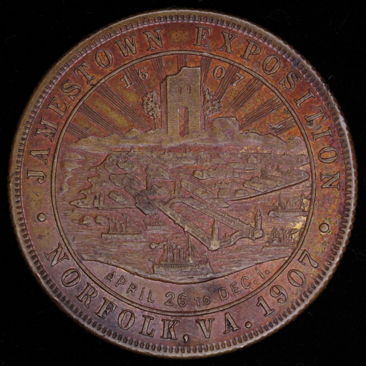 1907 United States - Jamestown Tercentennial Exposition, Norfolk County ...