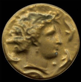 1927 France Greek Coin Sicily Syracuse Decadrachm Medal Ancient