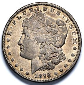 1878 S Morgan Dollar (7 TF) - AU - Silver | Dollars