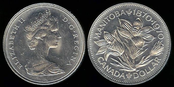 1970 Canada 1 Dollar BU-PL | North & Central American and Caribbean Coins