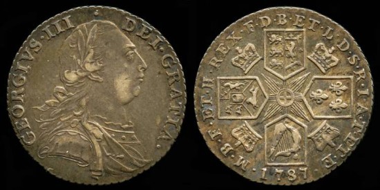 1787 Great Britain 1 Shilling AU | European Coins