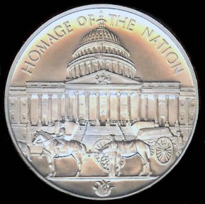 1963 John F. Kennedy Memorial Medal - Silver | Tokens & Medals