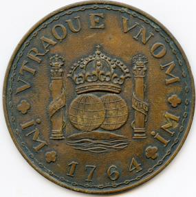 1764 Mexico - Spanish Milled 8 Reales Plaquette | North & Central ...