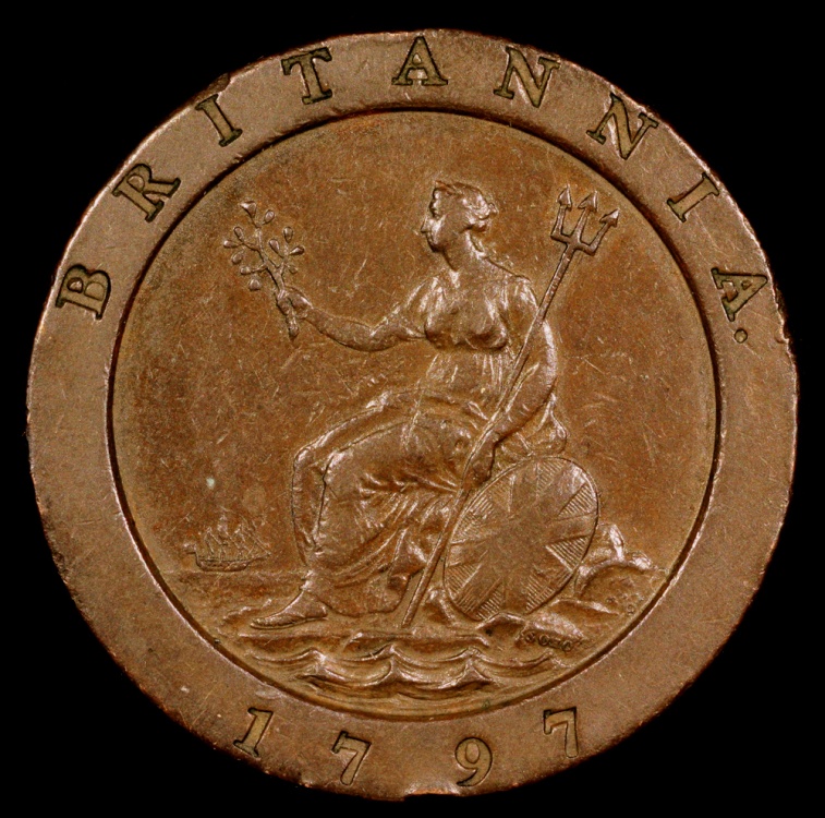 1797 Great Britain 2 Pence AU | European Coins