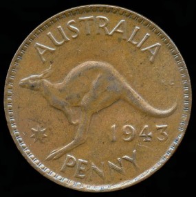 1943 M Australia 1 Penny AU | Australian & Oceanian Coins