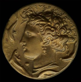 1927 France Greek Coin Sicily Syracuse Decadrachm Medal Ancient