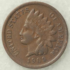 1909 Indian Head Cent - VF | Small Cents